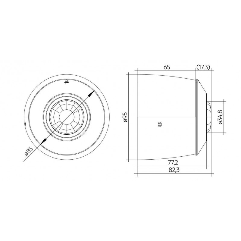 Housing til Casambi ready wireless sensor 5DP 38rc